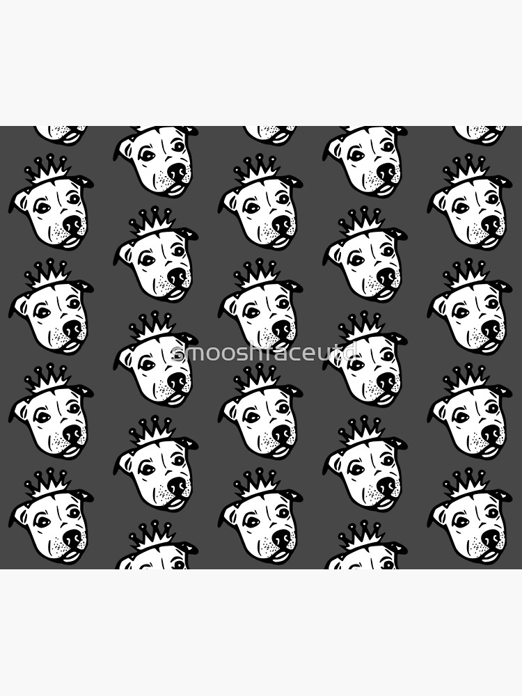"Sweet Pitbull royalty - pitty face with crown - staffy cuteness ...