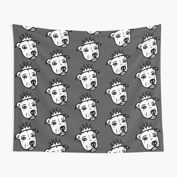 "Sweet Pitbull royalty - pitty face with crown - staffy cuteness ...