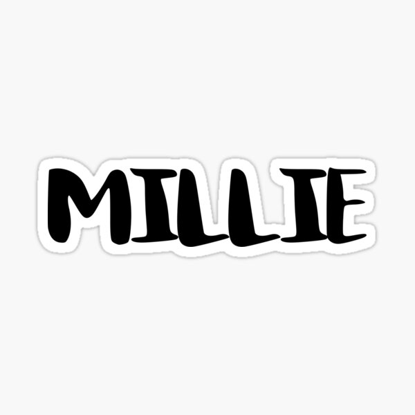 "millie" Sticker by FTML | Redbubble