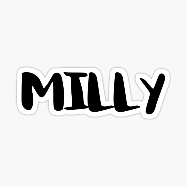 "milly" Sticker by FTML | Redbubble