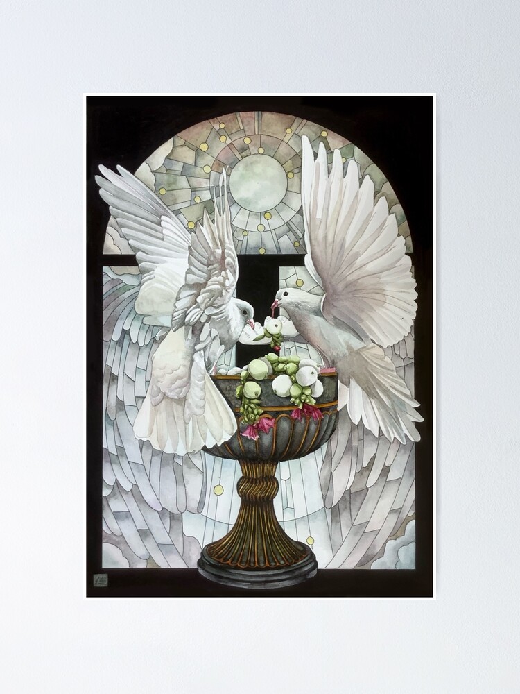 "Angels" Poster for Sale by Lisa-Lennon-Art | Redbubble