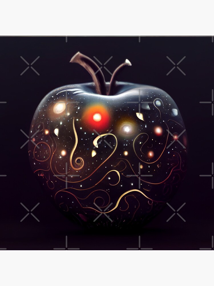 "Dark squiggly apple pattern" Sticker for Sale by Thaeyne | Redbubble