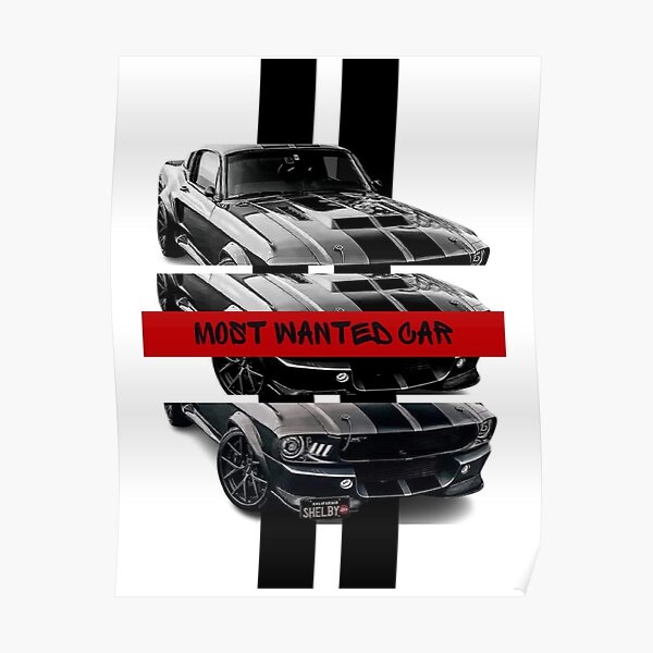 "Most wanted car" Poster for Sale by Dubtoun | Redbubble