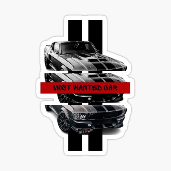 "Most wanted car" Sticker for Sale by Dubtoun | Redbubble