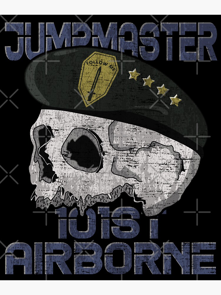"101st Airborne Division Jumpmaster #27769" Sticker for Sale by Rare ...