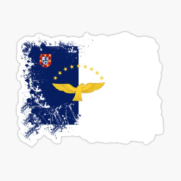 "Azores Flag" Sticker for Sale by NM-Designs | Redbubble