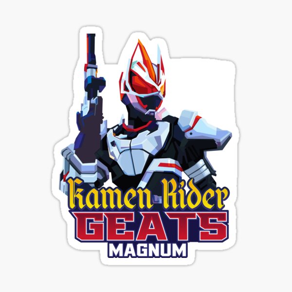 "Kamen Rider Geats Magnum" Sticker for Sale by desilutfiaa | Redbubble