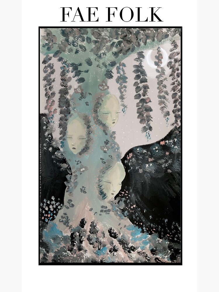 "Fae Folk Title" Sticker for Sale by Cloudgirl333 | Redbubble