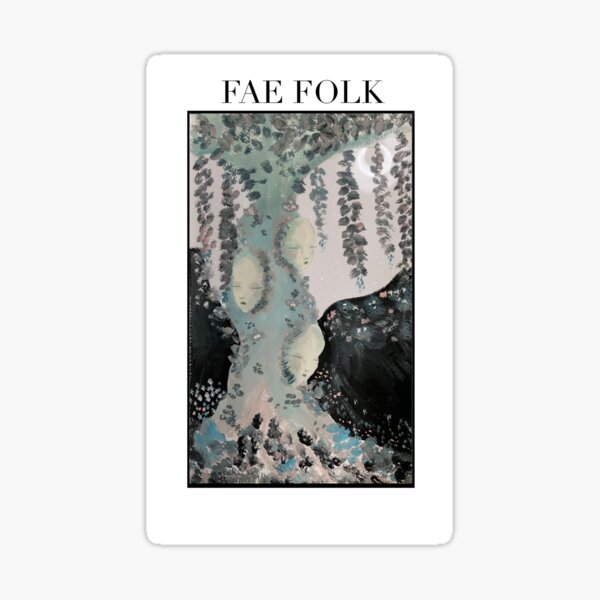 "Fae Folk Title" Sticker for Sale by Cloudgirl333 | Redbubble