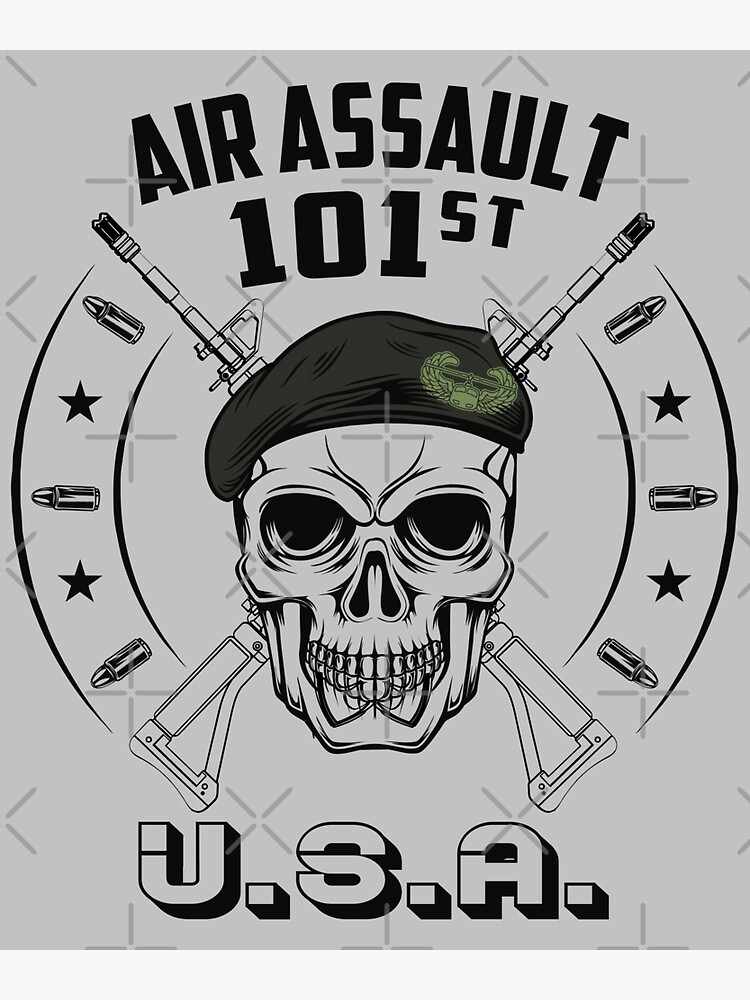 "101st Airborne Air Assault #2782" Sticker for Sale by Rare-Militia ...