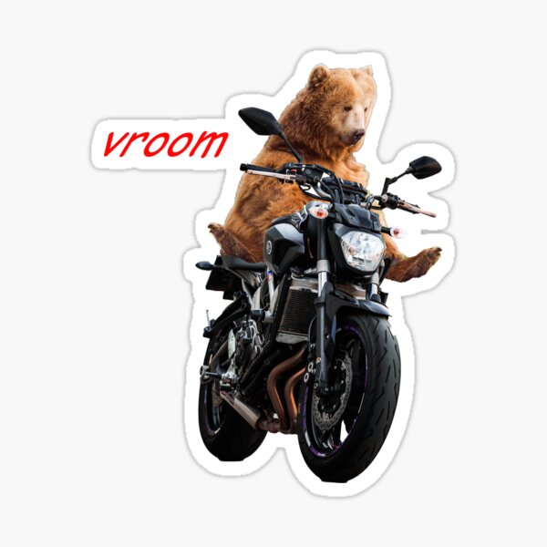 "VROOM VROOM BRRRRRRR EEEEEEE VROOM" Sticker for Sale by thesmallman ...