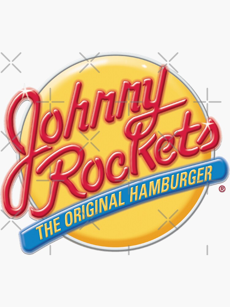 "Johnny Rockets" Sticker for Sale by Design-By-Dan | Redbubble