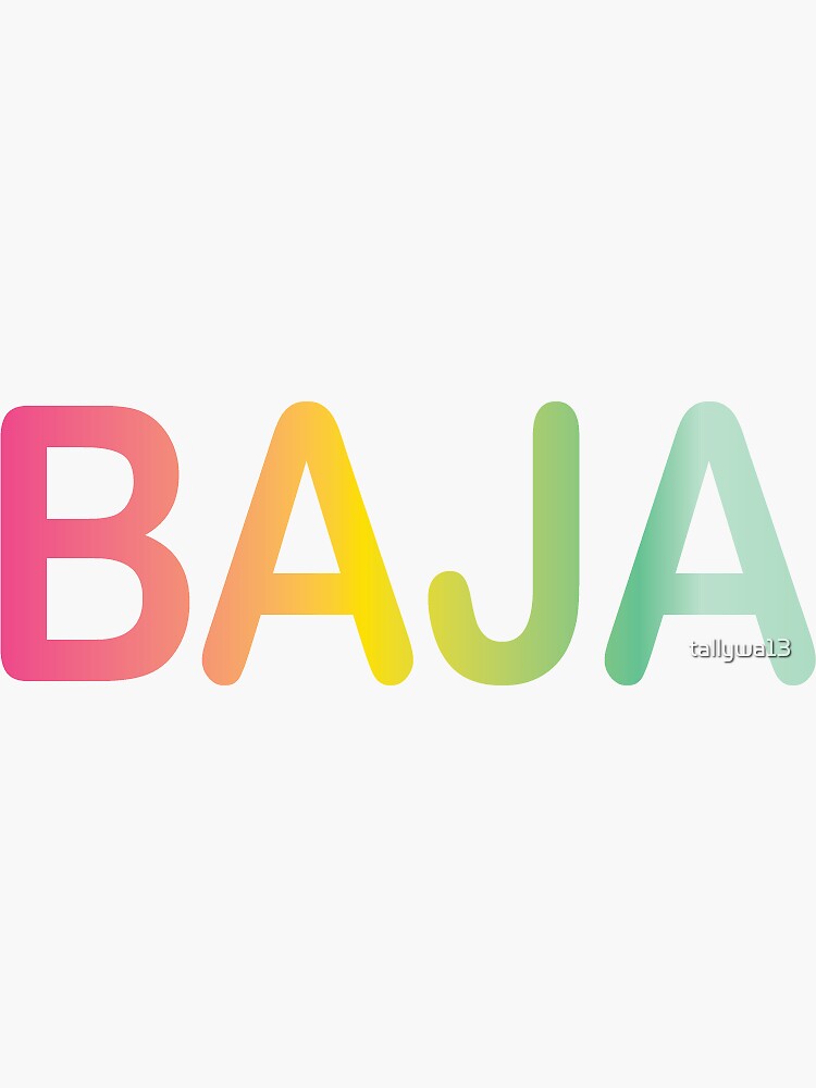 "BAJA Sticker cc 2022" Sticker for Sale by tallywa13 | Redbubble