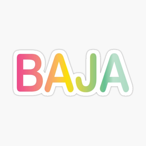 "BAJA Sticker cc 2022" Sticker for Sale by tallywa13 | Redbubble