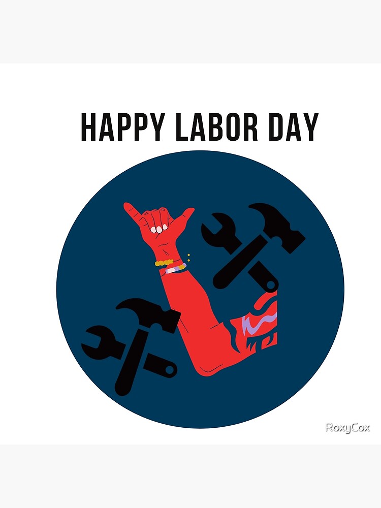 Cojín «¡Feliz Día del Trabajo !, Día del Trabajo, Día del Trabajo, Día ...