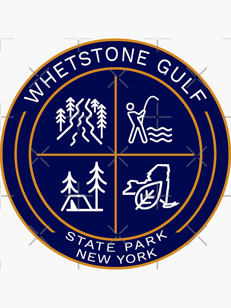 "Whetstone Gulf State Park Heraldic Logo" Sticker for Sale by VanyaKar ...