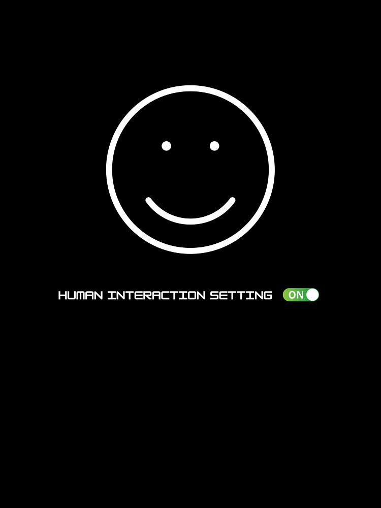 "Human Interaction Smiley Face" Sticker for Sale by deboblom | Redbubble