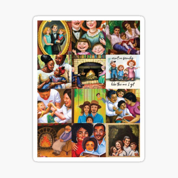 ""Family"" Sticker for Sale by nanlos | Redbubble