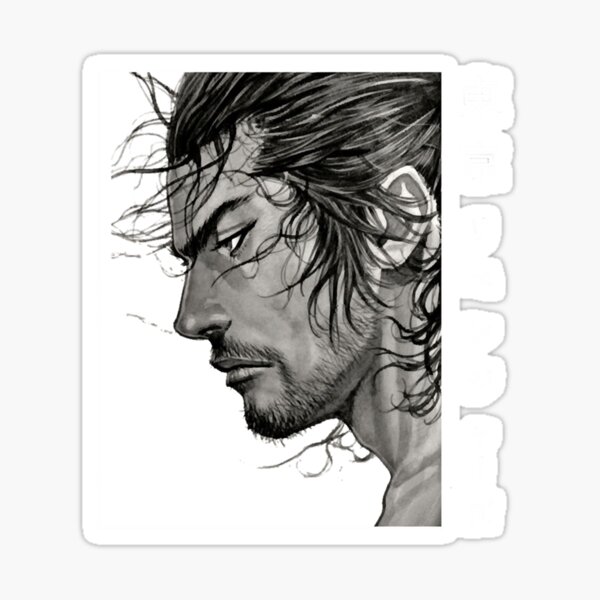 "Music Vintage Vagabond Manga " Sticker for Sale by GalvinMURPHY ...