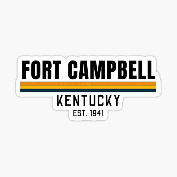 "Fort Campbell In Kentucky Army Base" Sticker for Sale by laurelwig ...