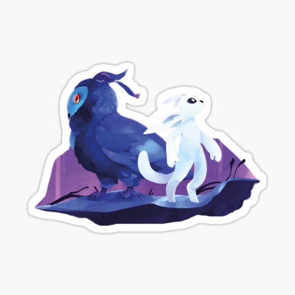 "Ori and Ku from Ori And The Will Of The Wisps" Sticker for Sale by ...