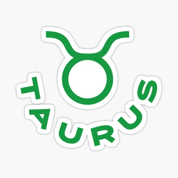 "Taurus Zodiac sign" Sticker for Sale by DSdesignprint | Redbubble