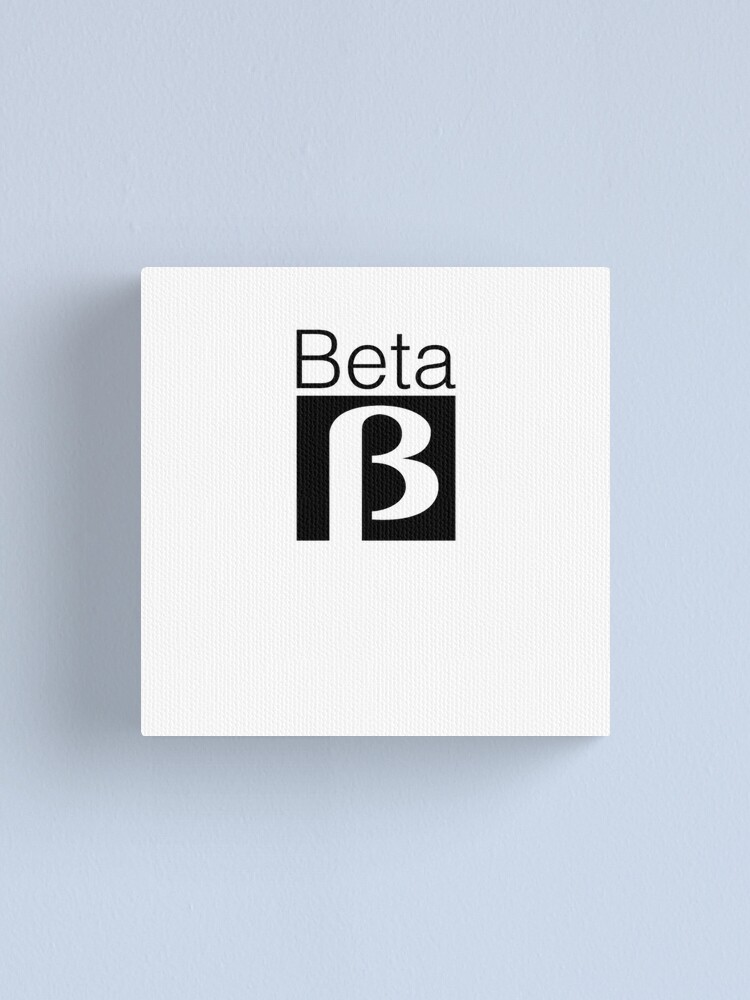 "Betamax Logo" Canvas Print for Sale by 16TonPress | Redbubble