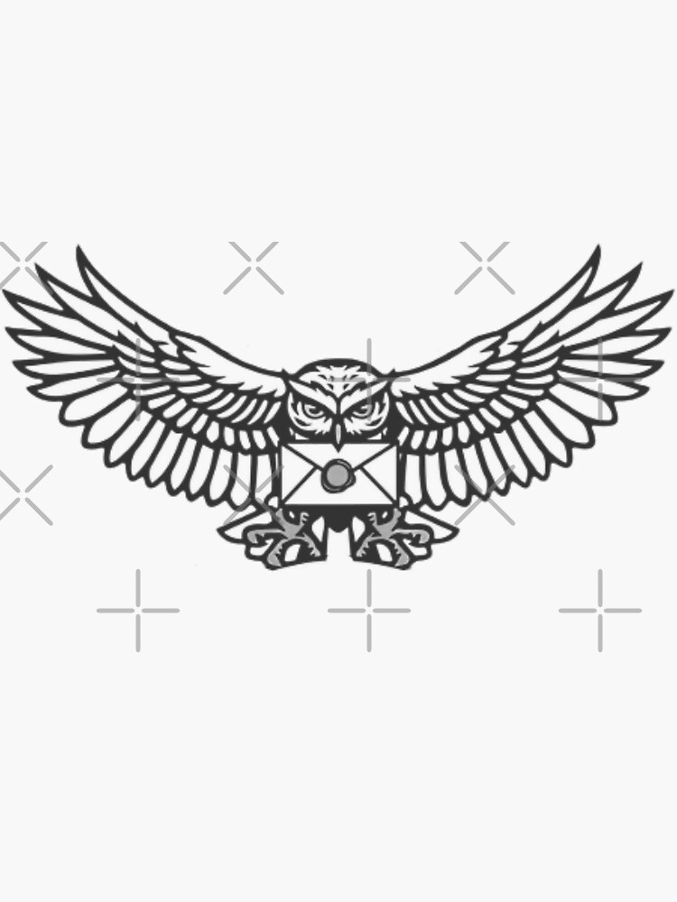 "Owl Postal Service" Sticker for Sale by DemandPrints | Redbubble