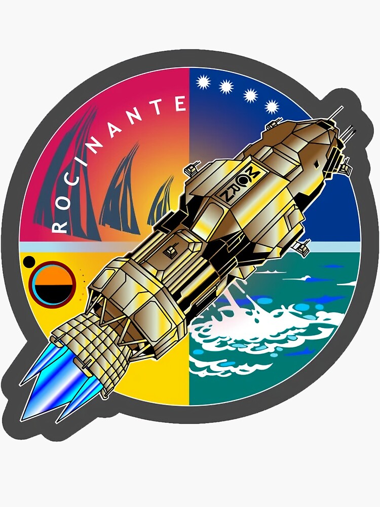 "Rocinante Ship" Sticker for Sale by Moaoci | Redbubble