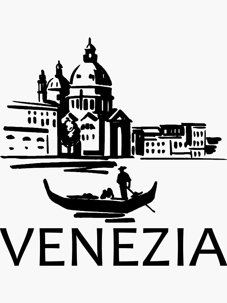 "Venezia" Sticker for Sale by Iskanderox | Redbubble