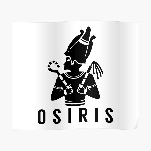 "Osiris Egyptian God " Poster for Sale by EgyptConnection | Redbubble