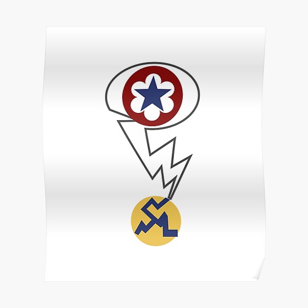 "Manhattan Project Badge World War II Atomic Bomb Army" Poster for Sale ...
