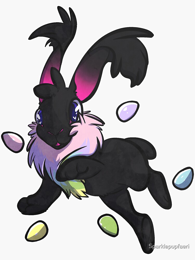 "Binky!" Sticker for Sale by Sparklepupfaeri | Redbubble