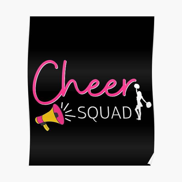 "Cheer squad cheerleader costume for women girls" Poster for Sale by ...