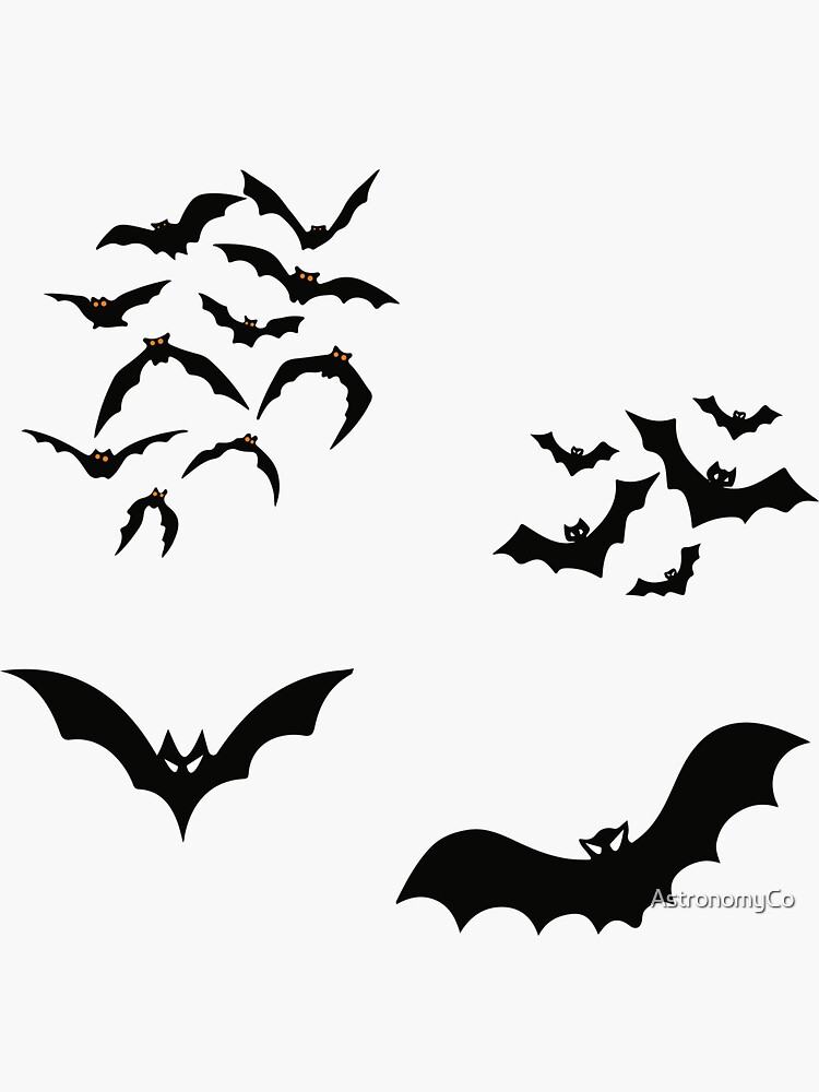"Bats, Bats and lots of Bats Sticker Pack" Sticker for Sale by ...