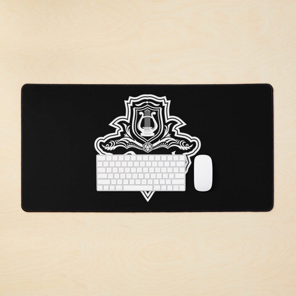 "Bard Crest Character Class DnD Table Top Role Playing Game" Sticker ...