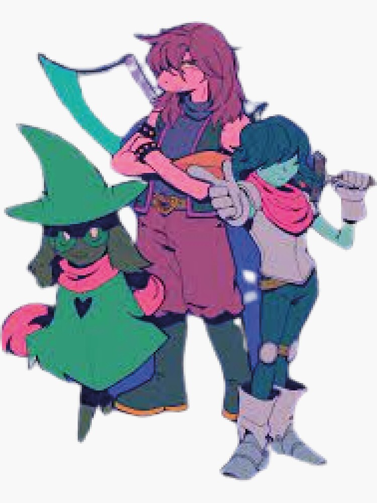 "Characters of Deltarune " Sticker for Sale by MetaDesignFils | Redbubble