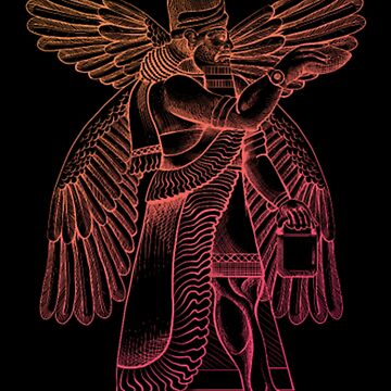 "Enlil - Ancient Sumerian Artwork Anunnaki Nibiru" Poster for Sale by ...