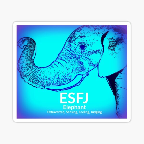 "ESFJ MBTI SPIRIT ANIMAL" Sticker for Sale by CLYONS1996 | Redbubble