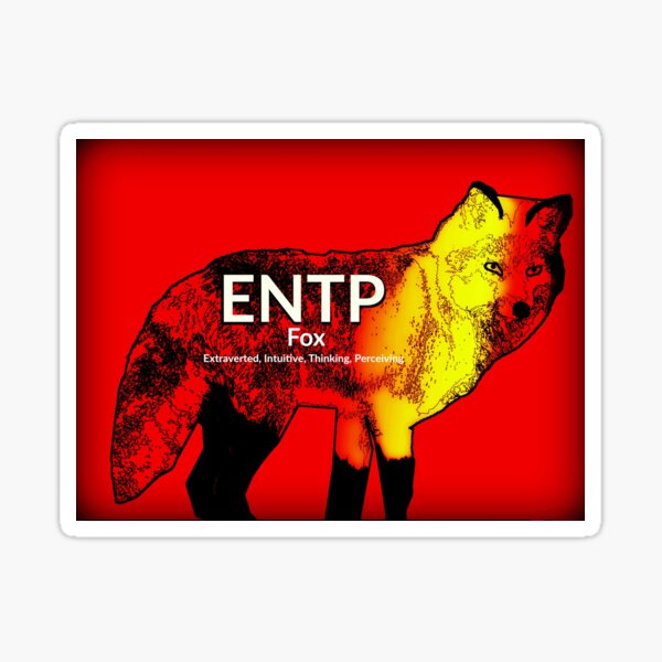 "ENTP MBTI SPIRIT ANIMAL" Sticker for Sale by CLYONS1996 | Redbubble