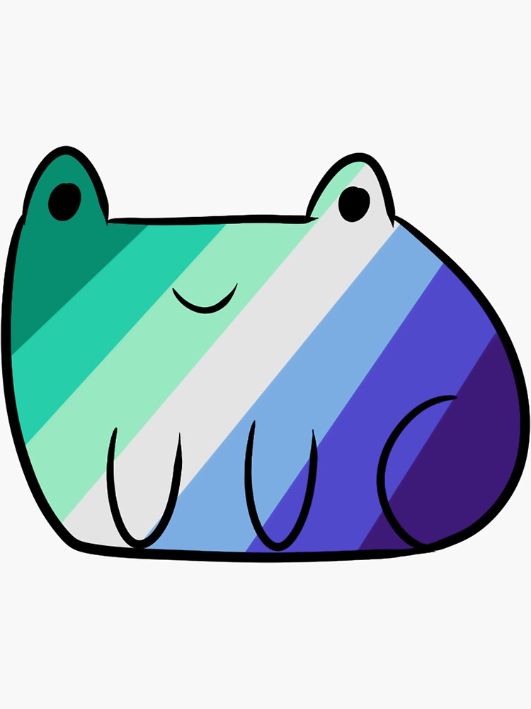 "Mlm Pride Frog" Sticker for Sale by Faae | Redbubble