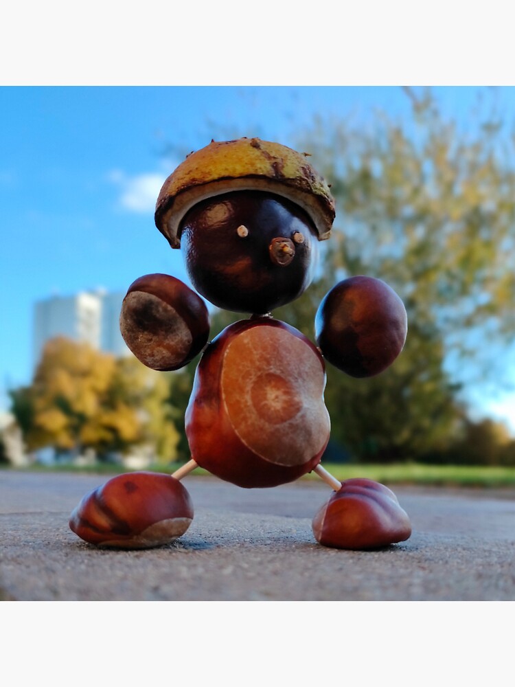 "Chestnut Guy" Sticker for Sale by Remigo | Redbubble