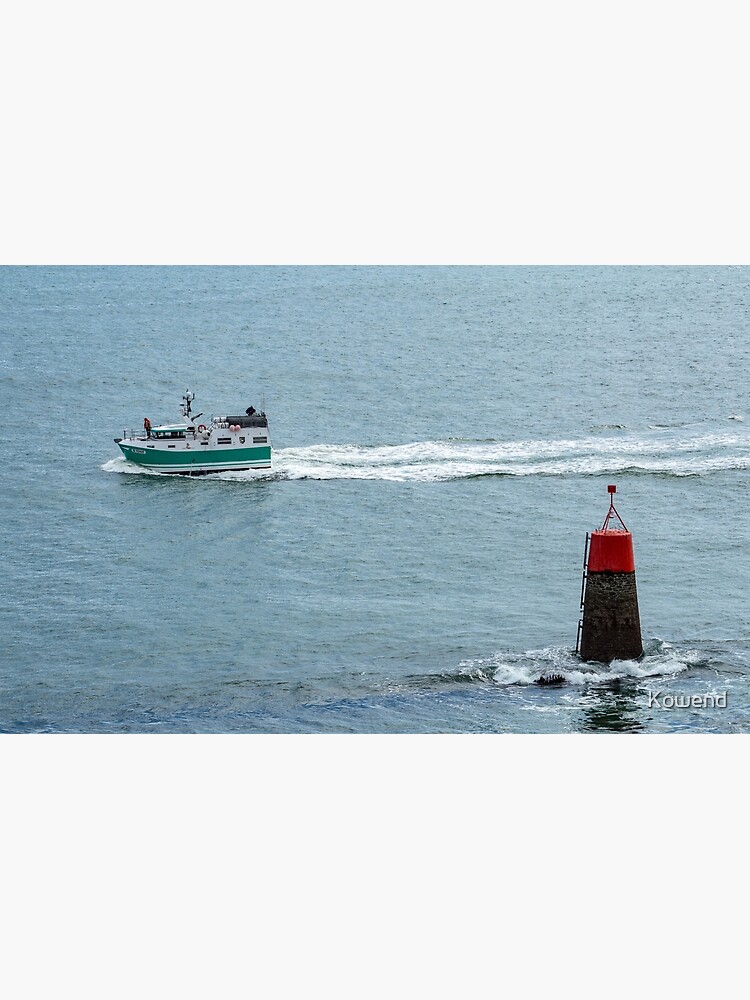 "Fishing Boat and Beacon" Poster for Sale by Kowend | Redbubble