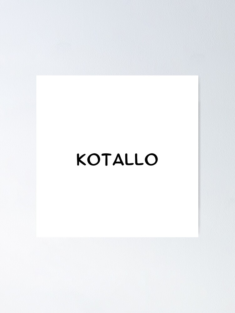 "Kotallo , horizon forbidden west" Poster for Sale by IKnowYouLoveMe ...