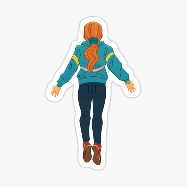 "Max Floating (Running Up That Hill) | Stranger Things 4" Sticker for ...