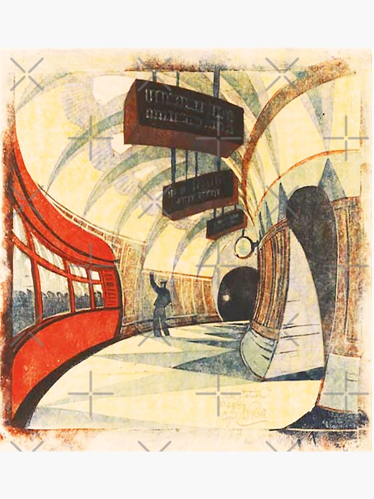 "cyril power the tube station" Sticker for Sale by Yacinshoping | Redbubble