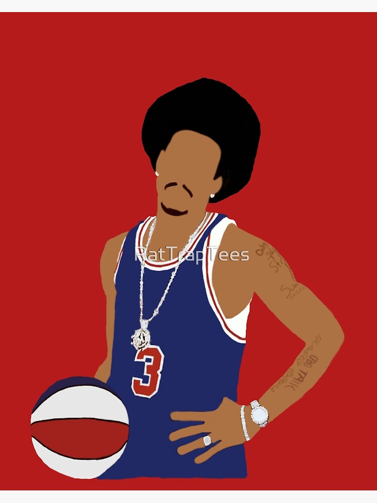 Allen Iverson Afro