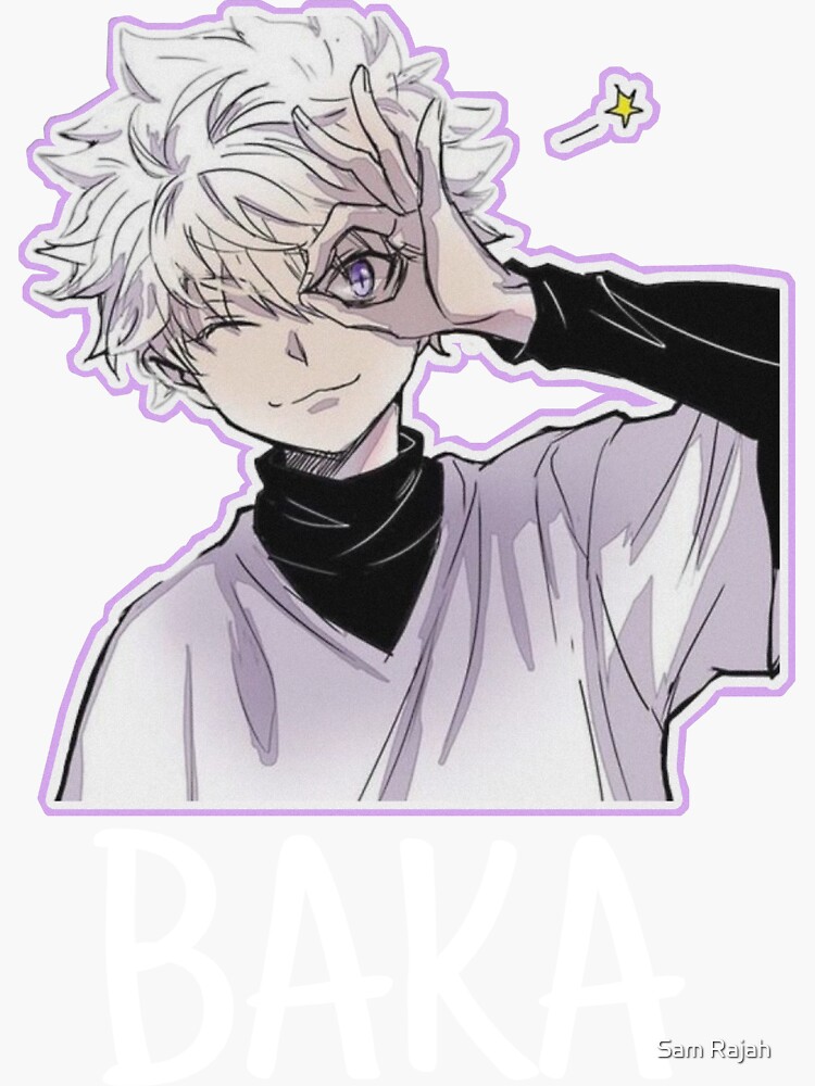 "Anime Baka " Sticker for Sale by drowdigitalart | Redbubble