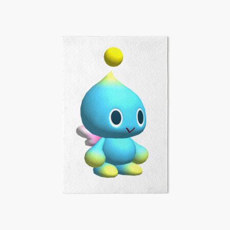 "Cute Chao Sonic the Hedgehog Sticker" Art Board Print for Sale by ...
