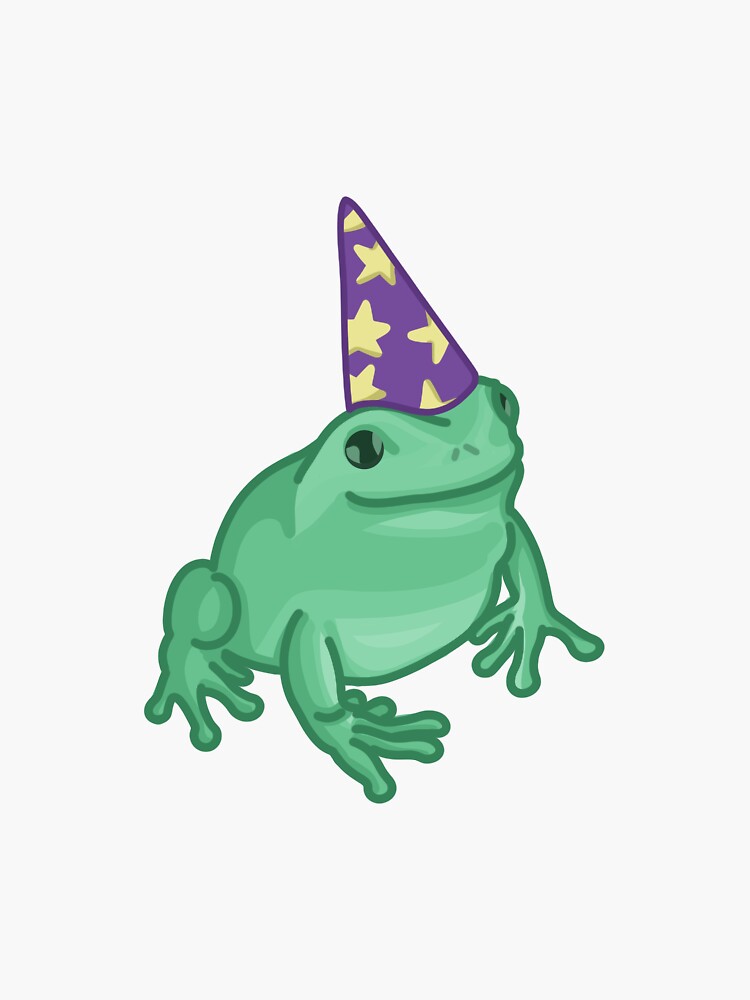 "Magic Frog" Sticker for Sale by mckennamason1 | Redbubble